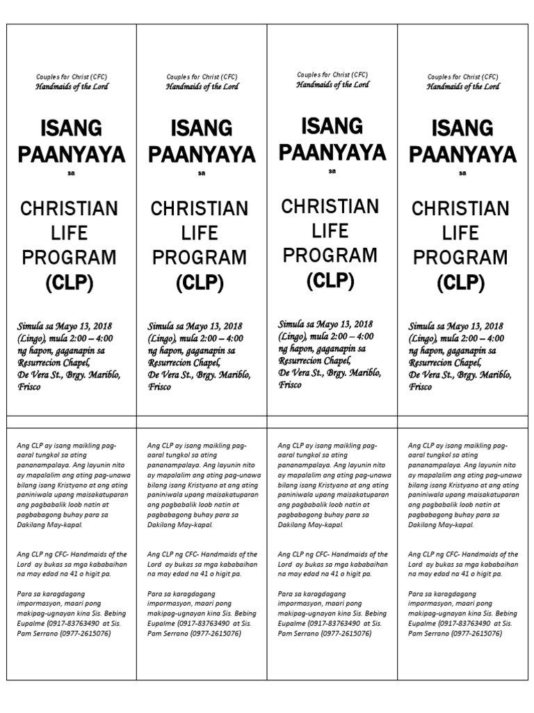 CLP Invitation | PDF