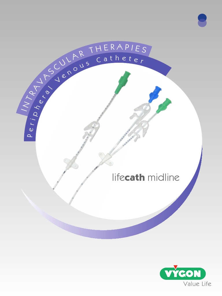 2014-Brochure Lifecath Midline | PDF | Catheter | Intravenous Therapy