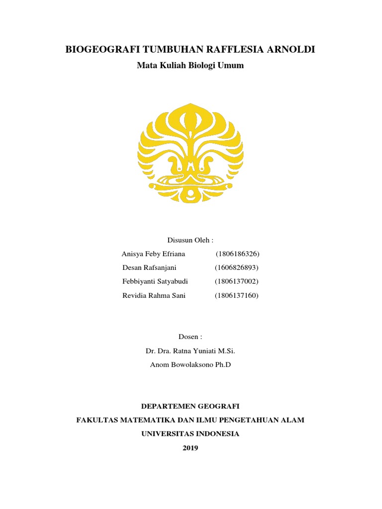 Rafflesia Arnoldii | PDF