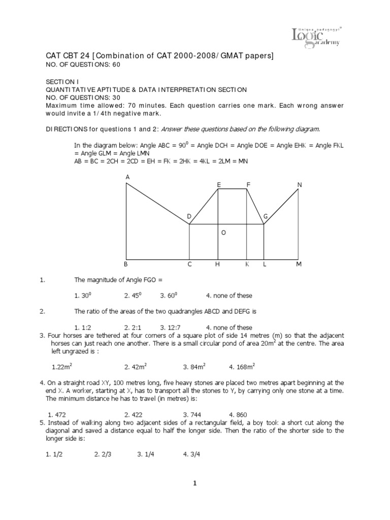 CAT CBT 24 With Detailed Solutions | PDF