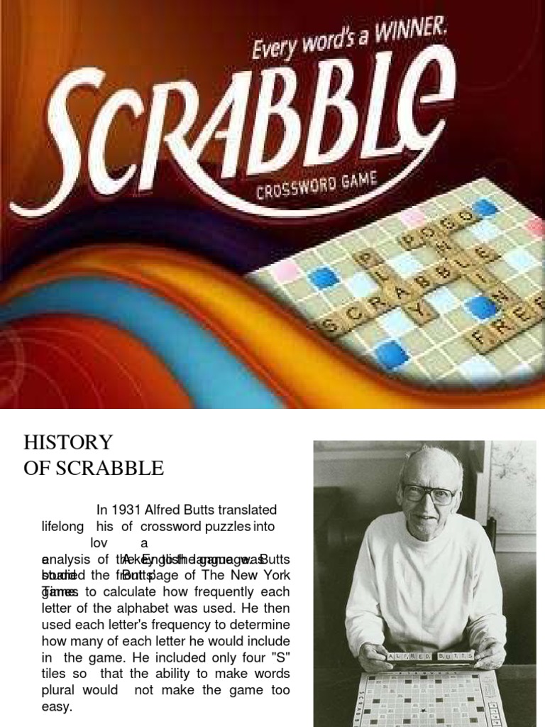 The History and Rules of the Popular Word Game Scrabble | PDF ...