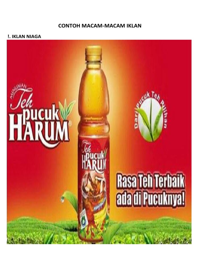 Contoh Macam-Macam Iklan | PDF
