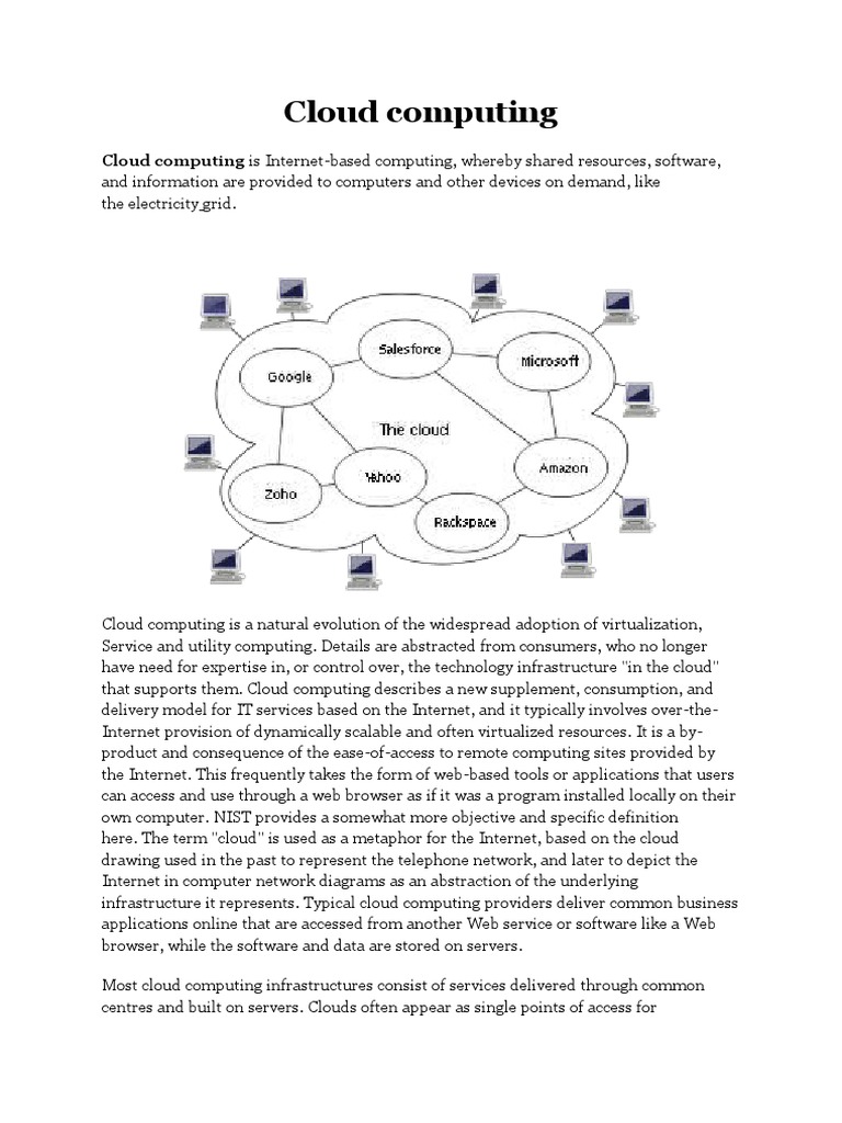 Understanding Cloud Computing Basics | PDF | Cloud Computing | Software ...