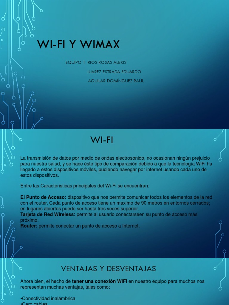 Wi-Fi y WiMax | PDF | Ieee 802.11 | Wi Max