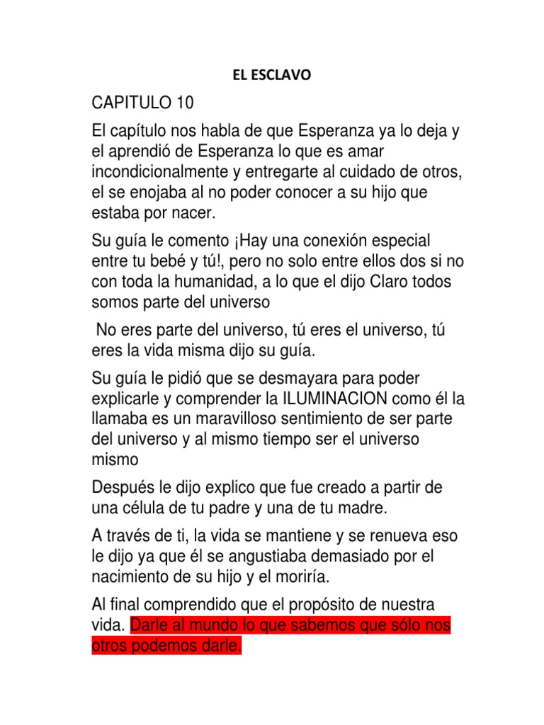El Esclavo Pdf
