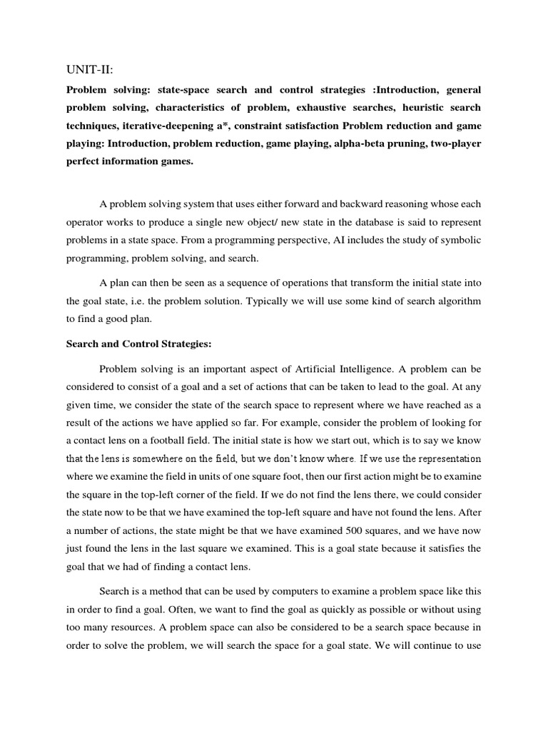 AI Unit 2 Notes | PDF | Computer Programming | Mathematical Logic