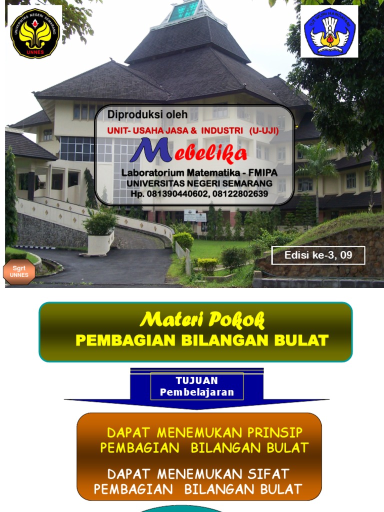 Pembagian Bilangan Bulat | PDF