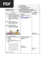 Lesson Plan Maths 1 | PDF | Lesson Plan | Education Theory