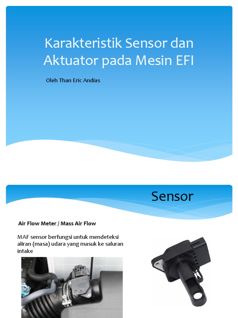 Karakteristik Sensor Dan Aktuator Pada Mesin EFI | PDF