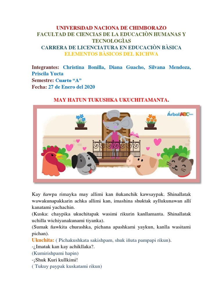 La Ratita Presumida | PDF
