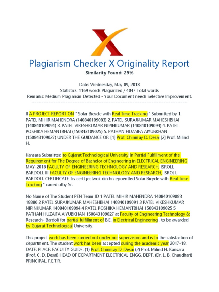 Plagiarism - Report-Final | PDF | Solar Panel | Electromagnetism Plagiarism - Report-Final | PDF | Solar Panel | Electromagnetism