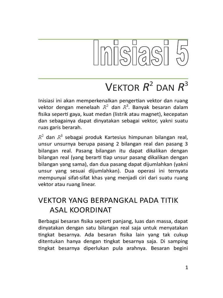 5.VEKTOR R2 Dan R3-1 | PDF