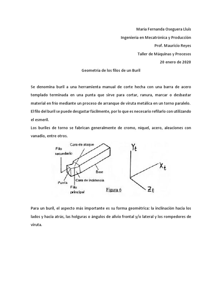 Geometría de Un Buril | PDF