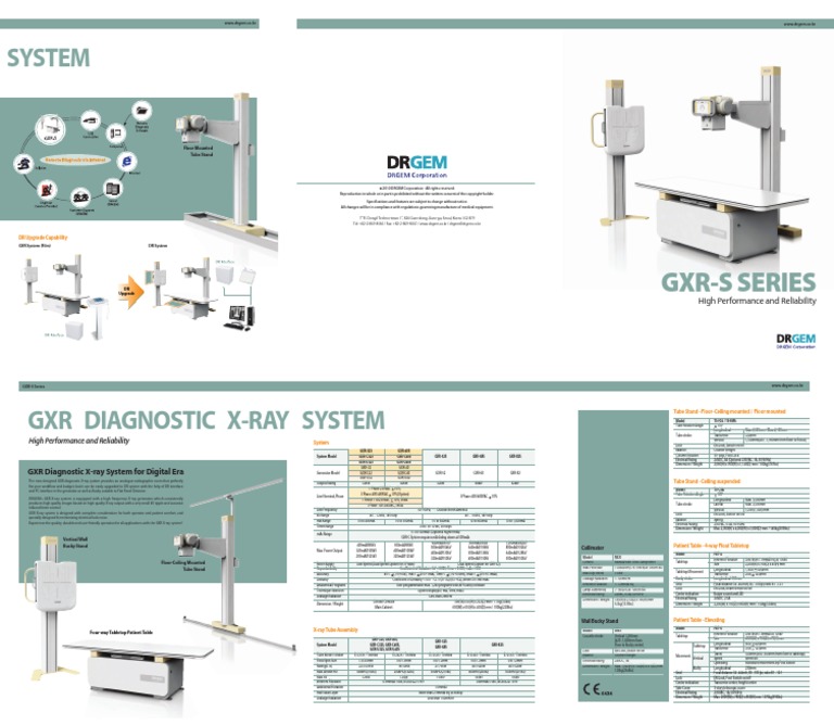 DRGEM GXR-S New 1 | PDF | X Ray | Electric Generator
