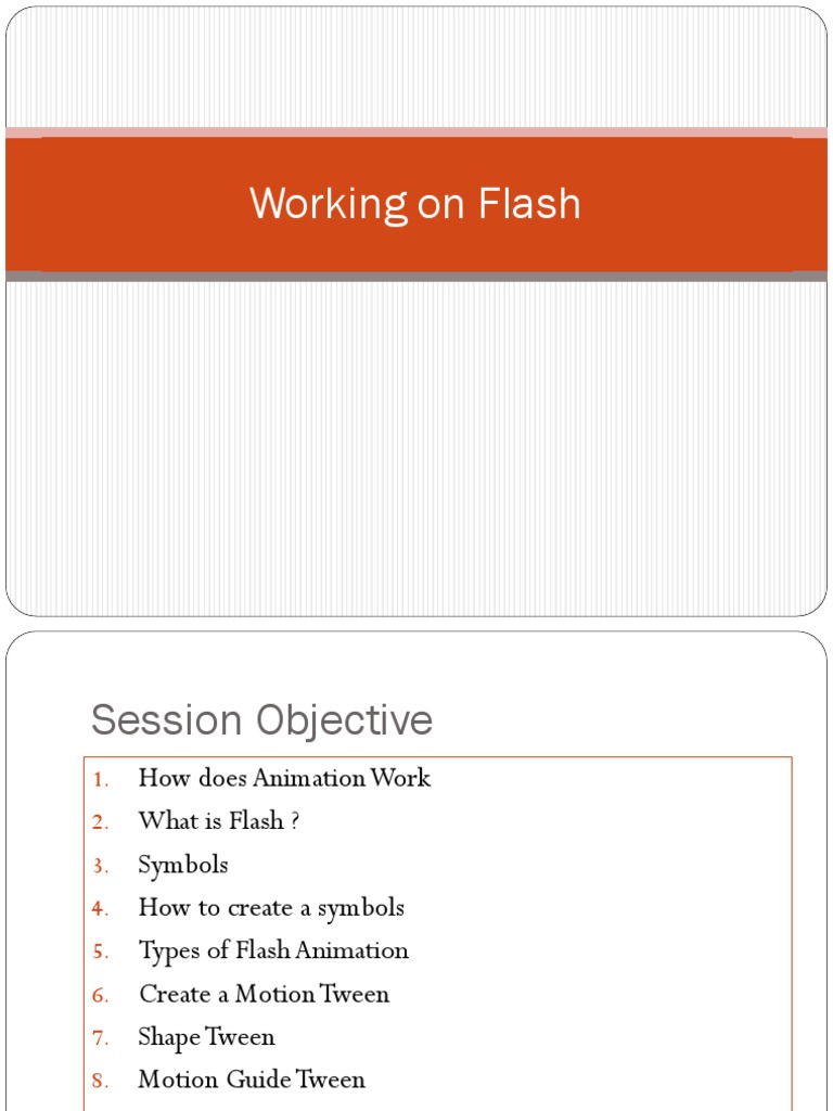 Working On Flash | PDF | Adobe Flash | Animation