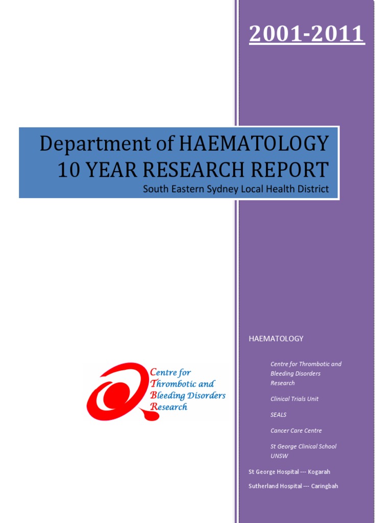 HaematologyReport PDF | PDF | Platelet | Transcription Factor