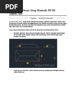 Membuat Atap Pada Sketchup - Tutorial Sekecap | PDF