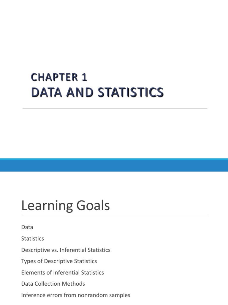 Chapter 1 Slides Pdf Download Free Pdf Level Of Measurement