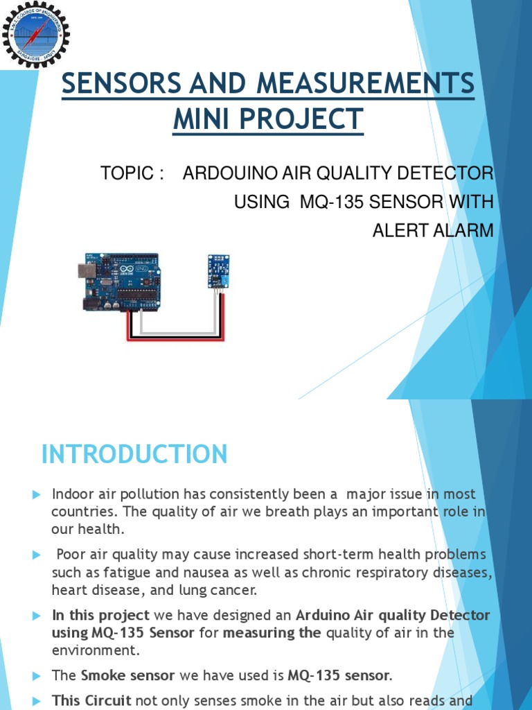 SENSORS AND MEASUREMENTS MINI PROJECT (Autosaved) | PDF | Smoke | Air ...