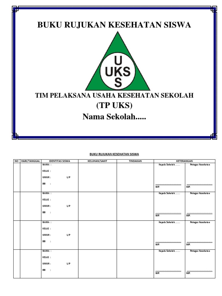 Buku Administrasi Uks | PDF | Olahraga & Rekreasi | Kajian Bahasa Asing