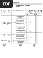 Risk Assessment For Plaster Works | PDF | Prevention | Safety