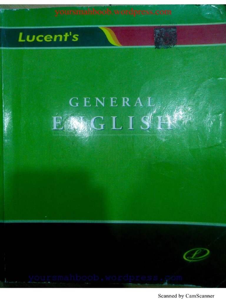 Lucent General English PDF Book PDF | PDF
