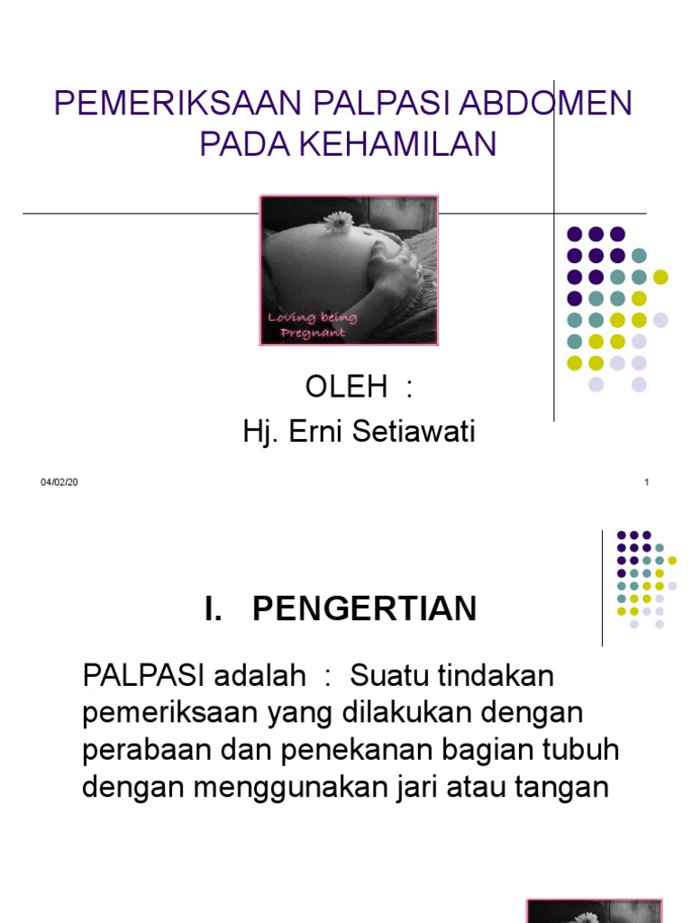Pemeriksaan Palpasi Abdomen | PDF