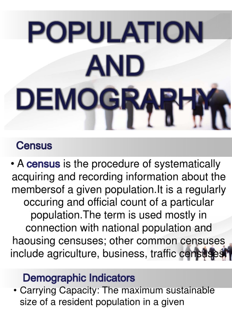 Understanding Population Dynamics and Issues | PDF | Birth Rate ...