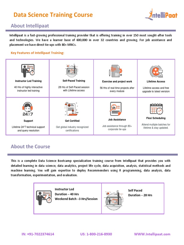 Data Science Brochure | PDF | Information Science | Data Analysis