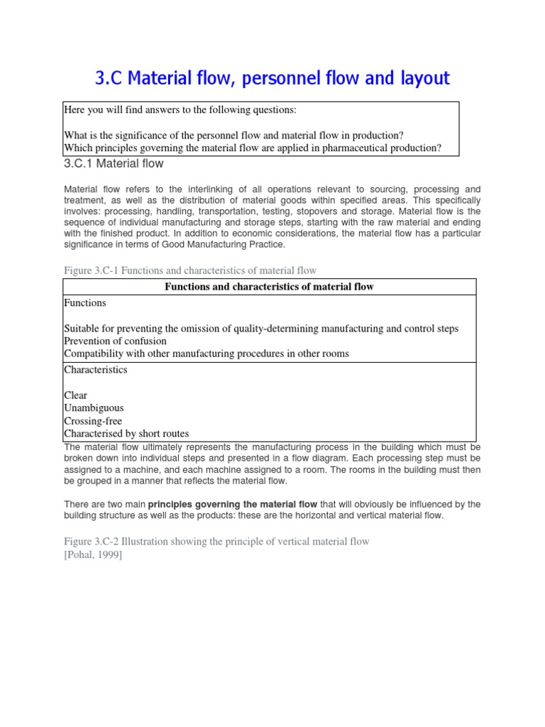 Material Flow and Personnel Flow Layouts | PDF | Transport | Automation