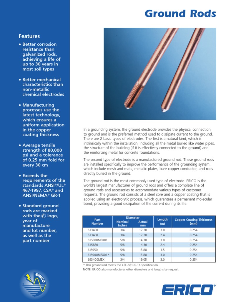 Brosur Ground Rod | PDF | Corrosion | Metals