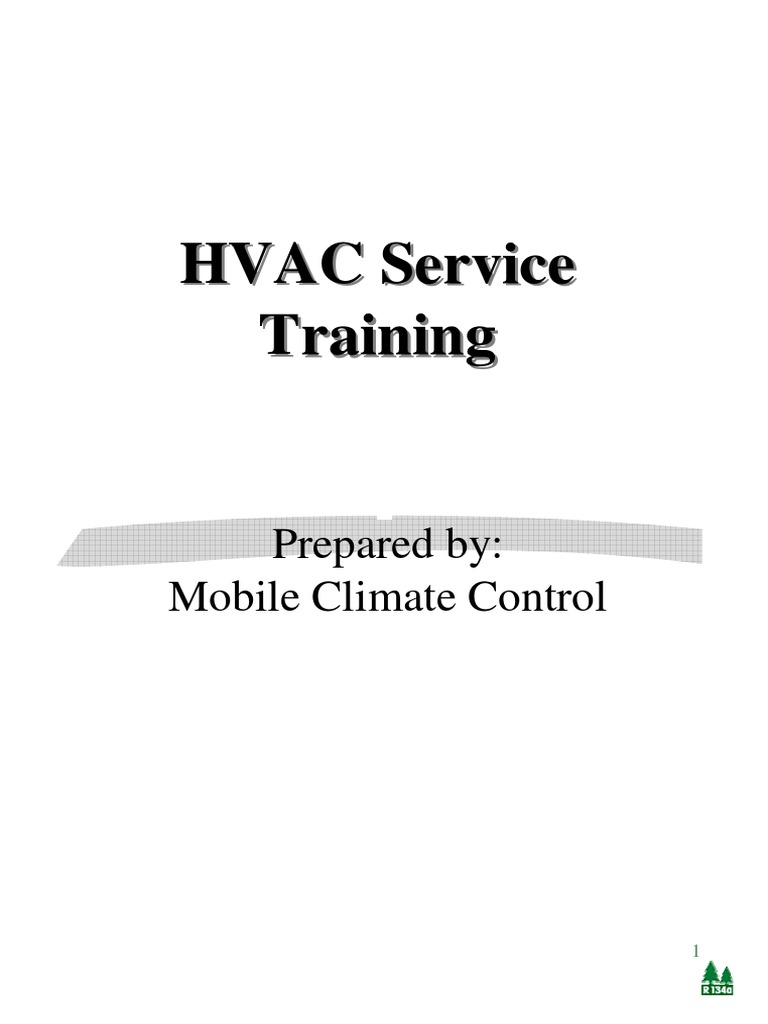 HVAC Training - PDF MCC PDF | PDF | Air Conditioning | Evaporation