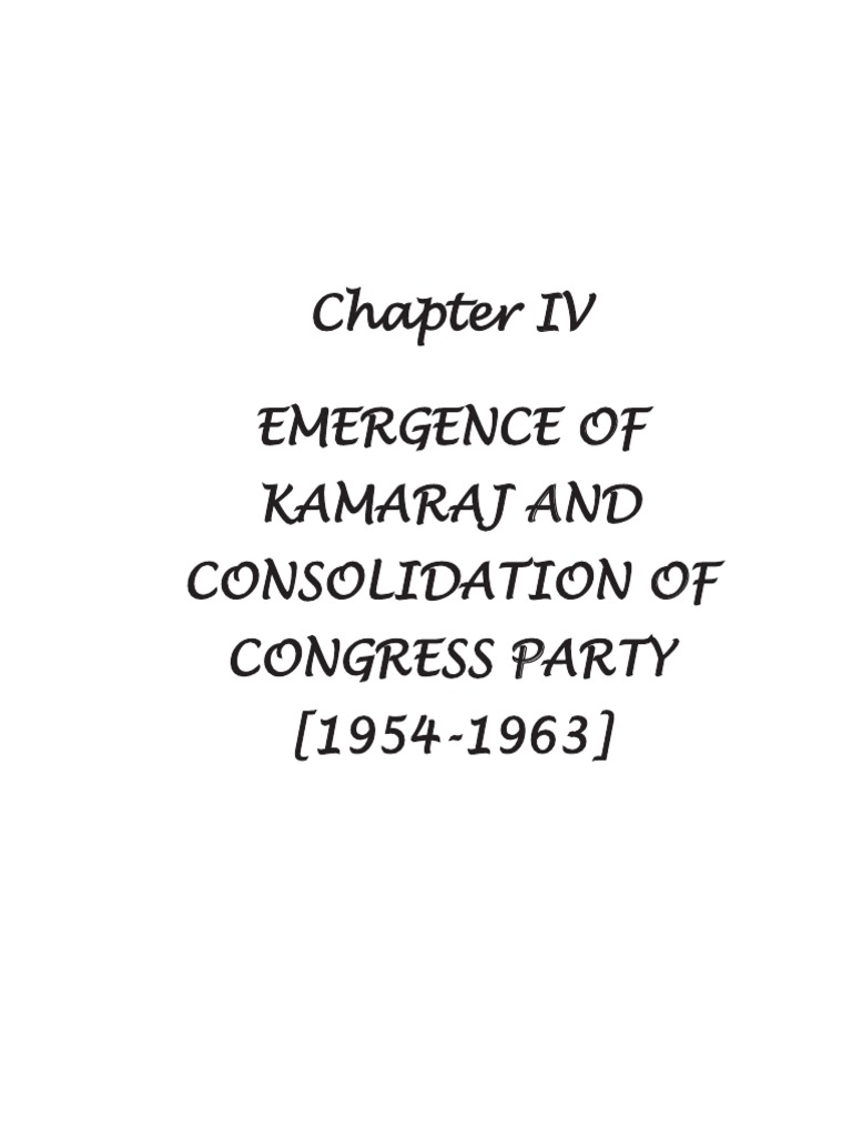 Kamaraj and Inc | PDF | Indian National Congress | Government