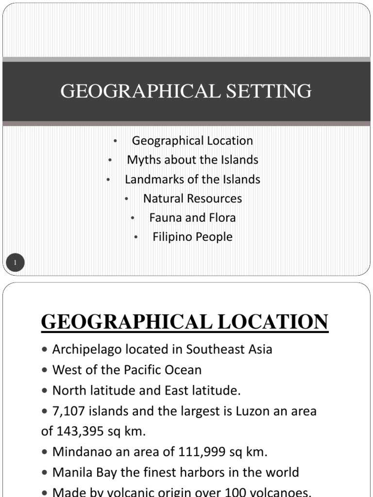Geographical Setting | Download Free PDF | Luzon | Philippines