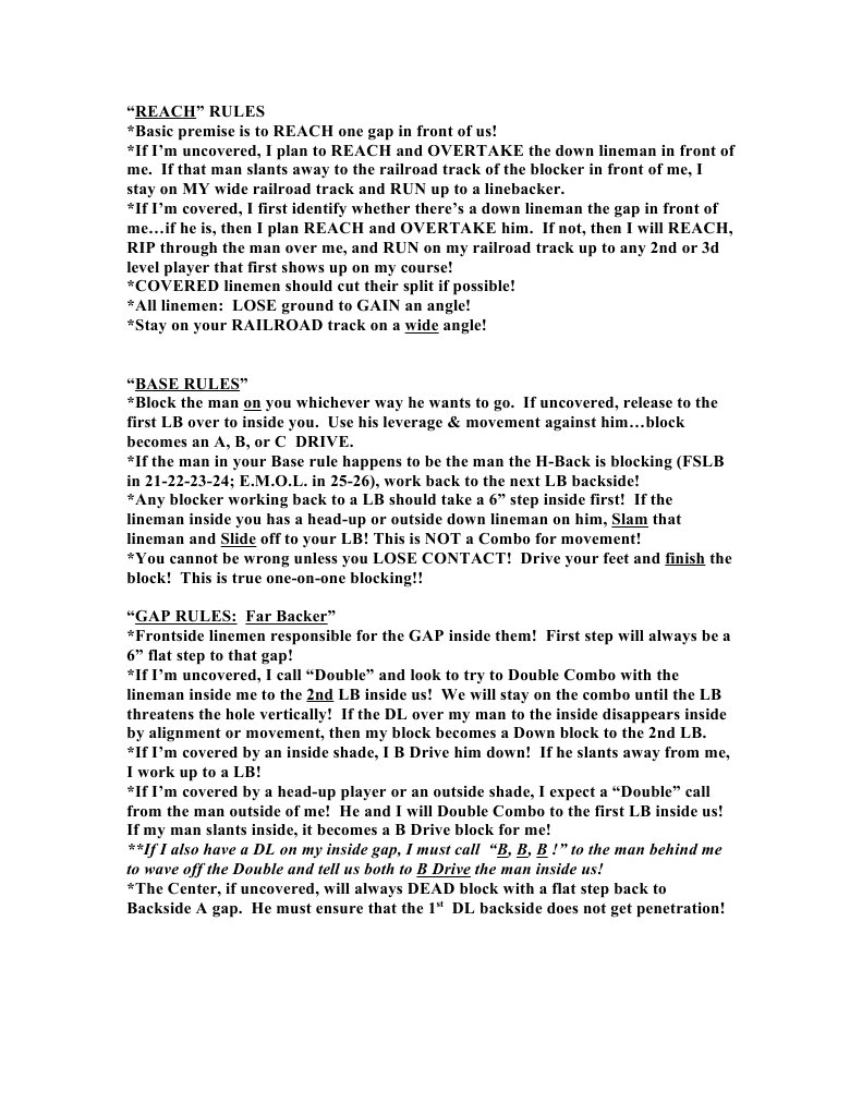Blocking Rules | PDF | Sports & Recreation
