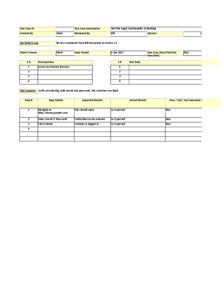 SAP Functional Testing Test Case | PDF | Login | Secure Communication