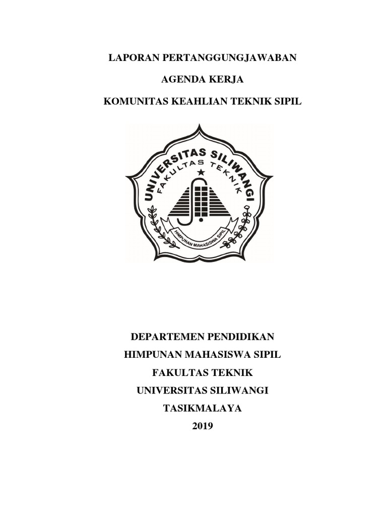 LPJ Agenda Kerja | PDF