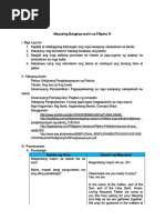 DLP in Filipino 4 Pabula | PDF