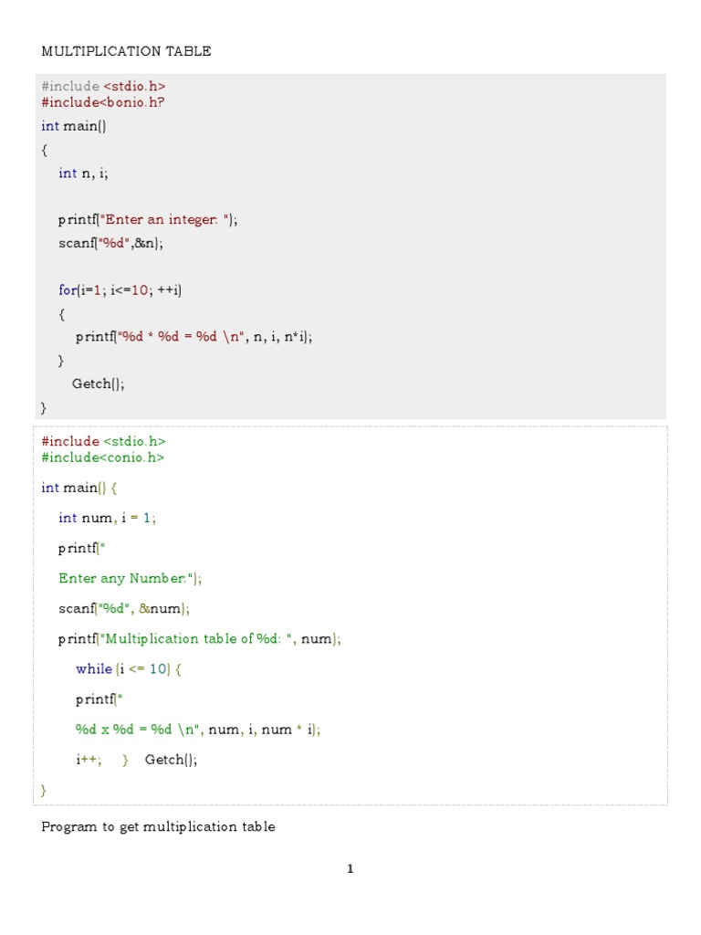 Multiplication Table | Download Free PDF | Number Theory | Numbers