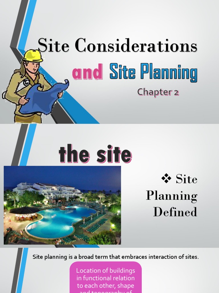 Site Considerations and Site Planning | PDF | Urban Planning | Soil