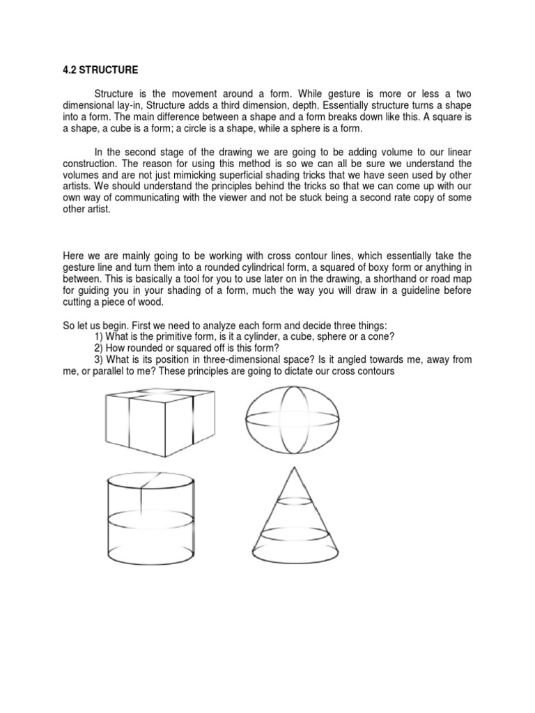 4 Structure and Shape Analyzation | PDF | Shape | Drawing