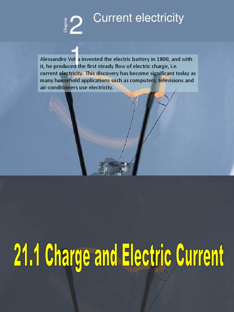 Chapter 21 Current Electricity.ppt.pptx | Electric Current | Electron