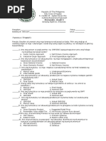 IKATLONG MARKAHANG PAGSUSULIT Ap 9. WITH ANSWER KEY | PDF