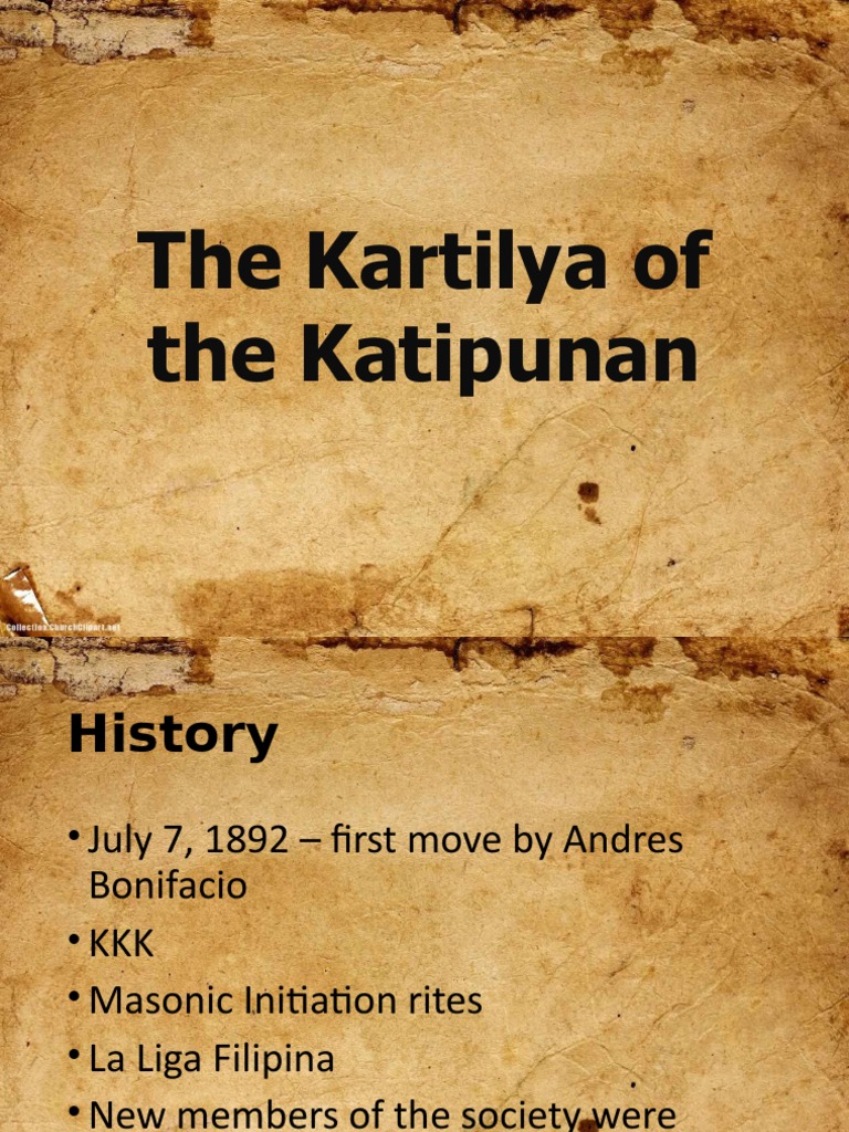 The Kartilya of The Katipunan | PDF