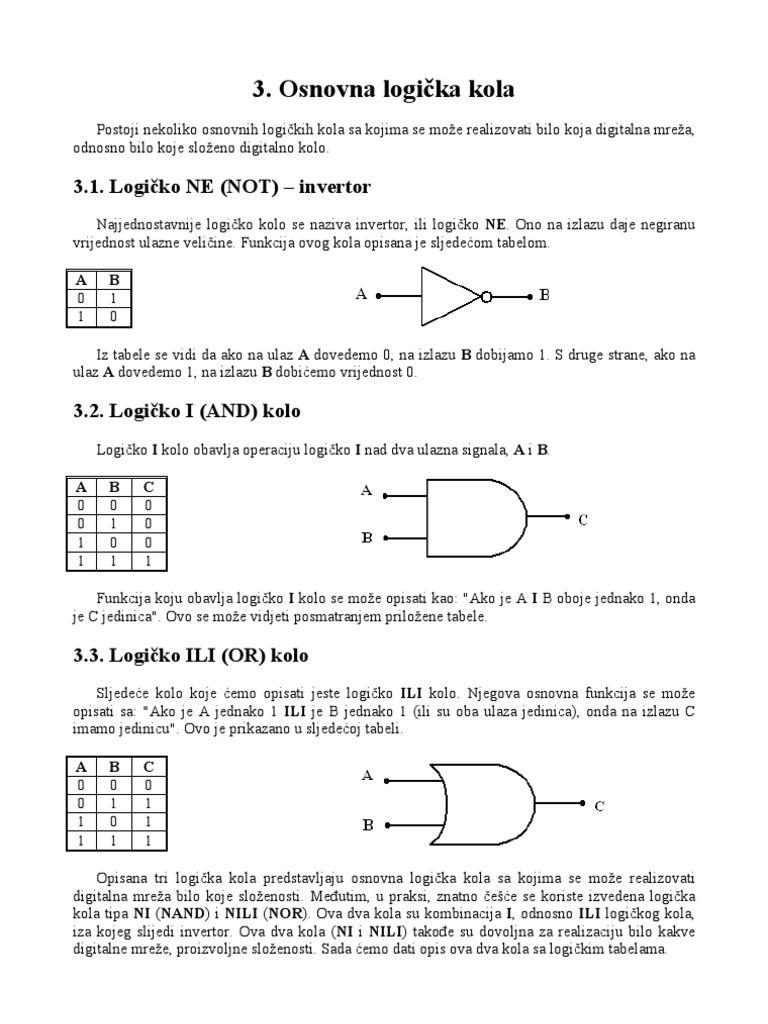 Osnovna Logicka Kola | PDF