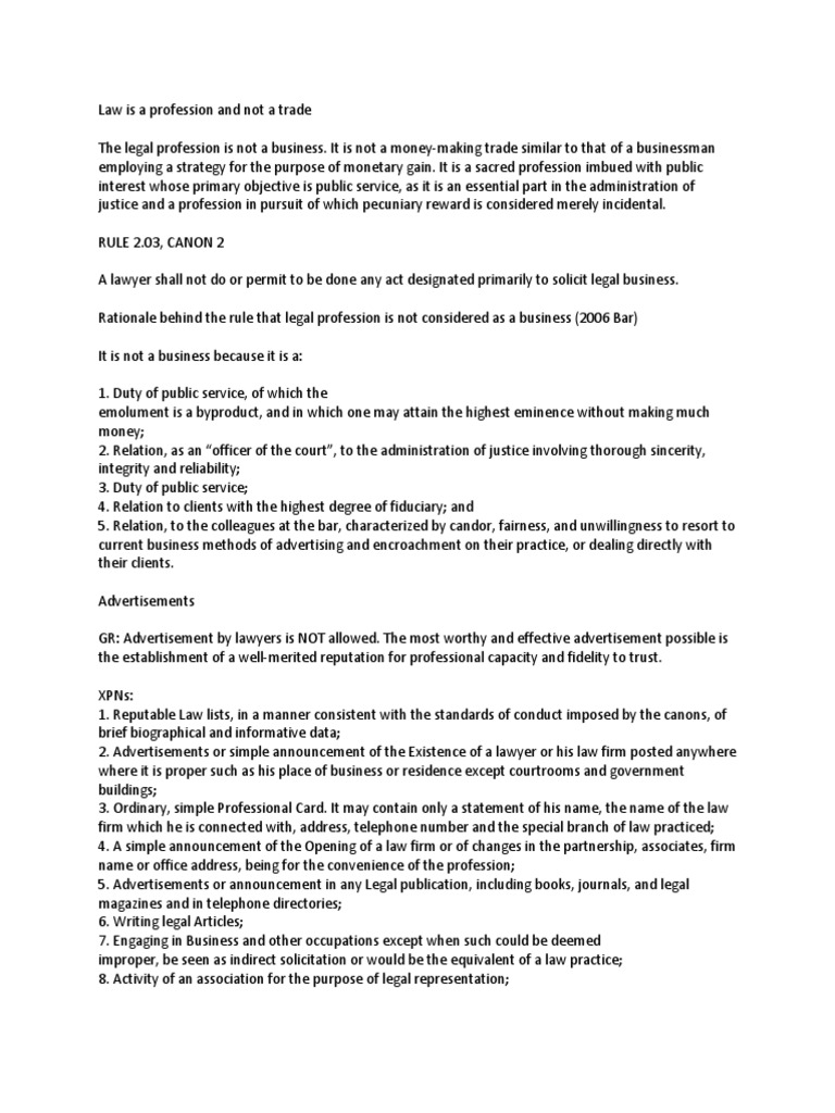 Solicitation of Legal Services | PDF | Profession | Lawyer
