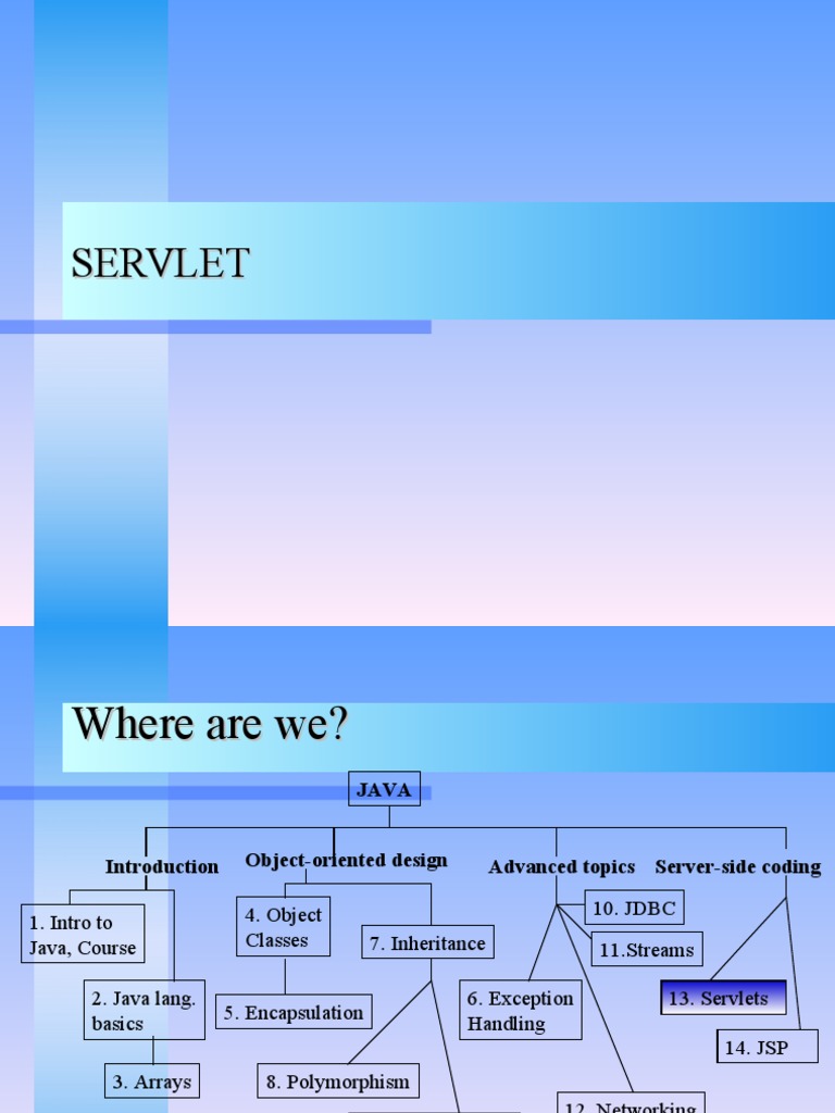 Servlet | PDF | Java Servlet | Web Server