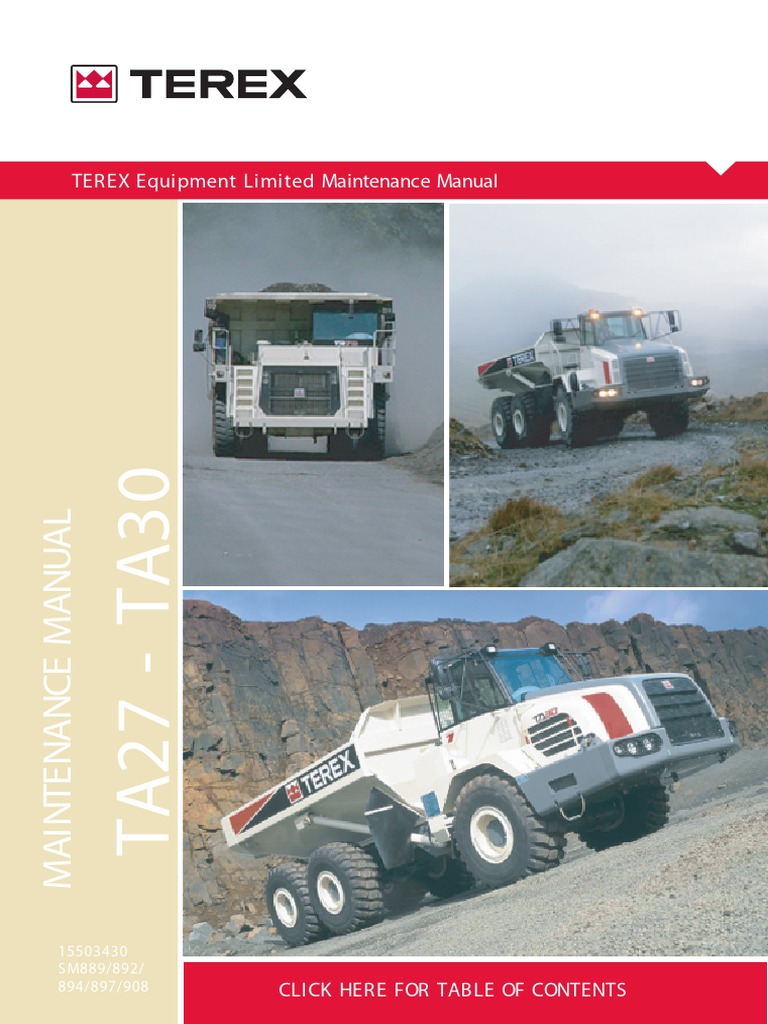 Ta27 Ta30 Terex Ta30 | PDF | Automatic Transmission | Transmission ...