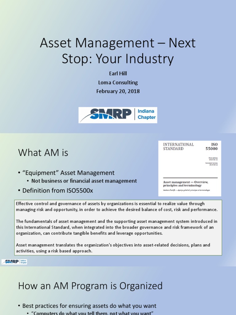 Assest Managment | PDF | Reliability Engineering | Asset Management