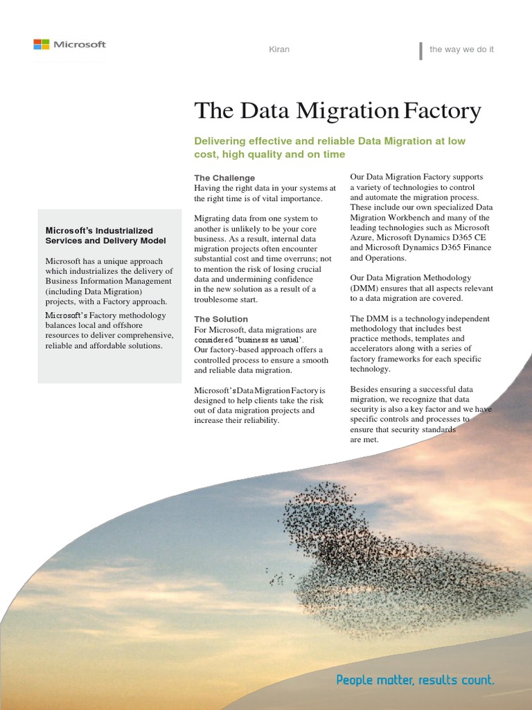 The Data Migration Factory | PDF | Building Information Modeling | Business